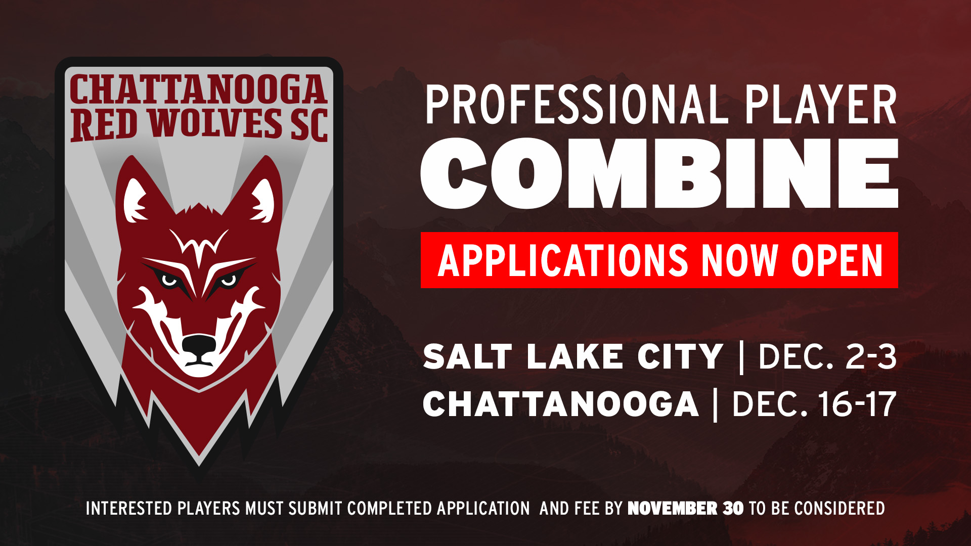 Red Wolves to Host Combines in Chattanooga and Salt Lake City ...