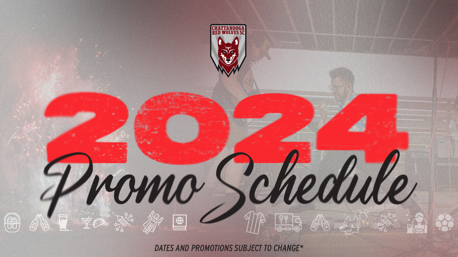 Chattanooga Red Wolves SC Announce 2024 Promotions Schedule ...